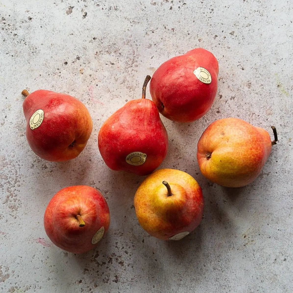 RED WILLIAM PEARS | RED BARTLET PEARS | FINE & WILD